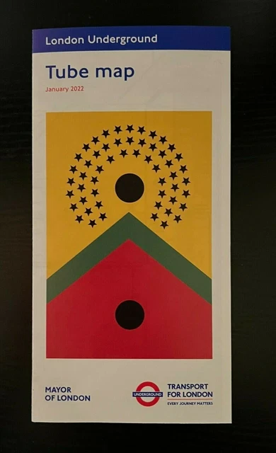 JAN 2022 LONDON Underground Tube Map with Northern Line Bank Closure ...