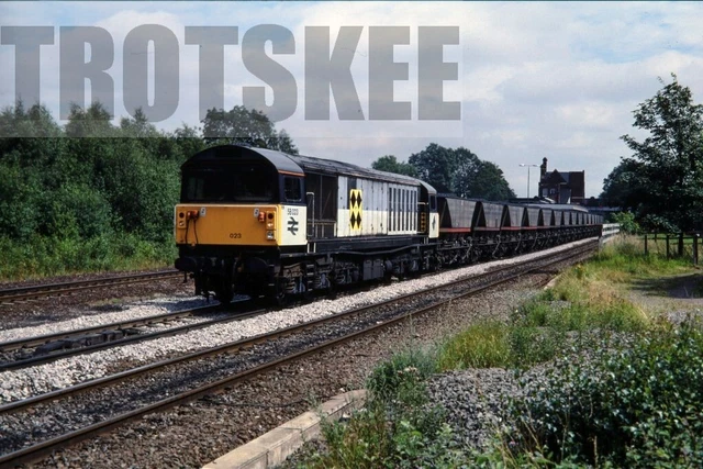 35MM SLIDES BR British Rail Diesel Loco Class 58 58023 Water Orton 1991 ...