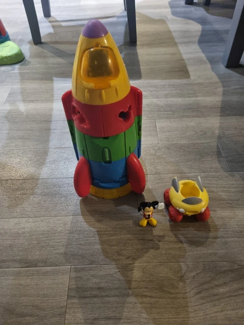 FISHER-PRICE DISNEY'S MICKEY Mouse Clubhouse Space Rocket With Lights ...
