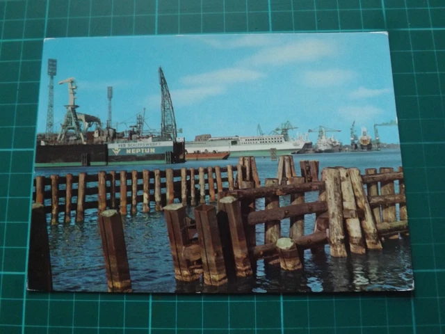 AK /DDR- POSTKARTE: ROSTOCK - VEB Schiffswerft Neptun EUR 1,00 ...