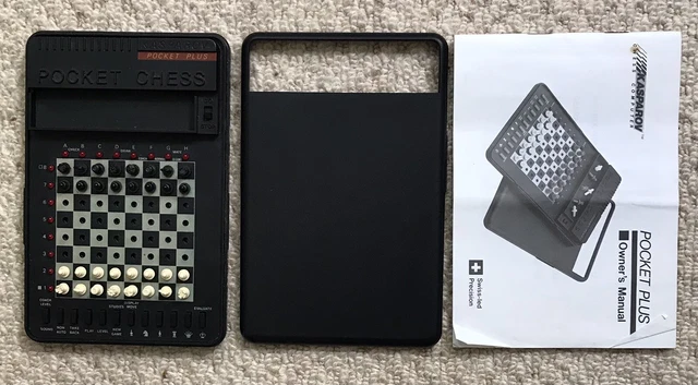 VINTAGE KASPAROV POCKET Plus Trainer Chess Companion 1987 SciSys £15.00 ...