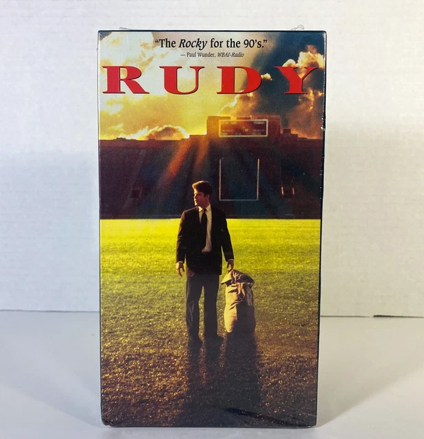 RUDY MOVIE VHS Tape Sean Astin David Anspaugh 1994 - Vintage Brand New ...