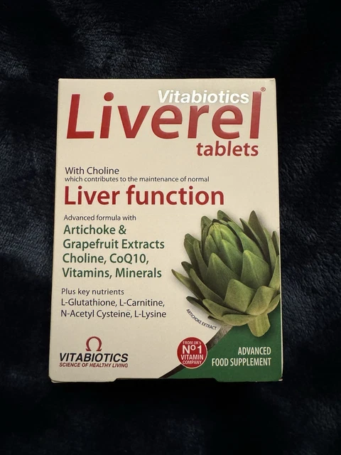 VITABIOTICS LIVEREL LIVER Health Tablets - 60 Count £9.56 - PicClick UK