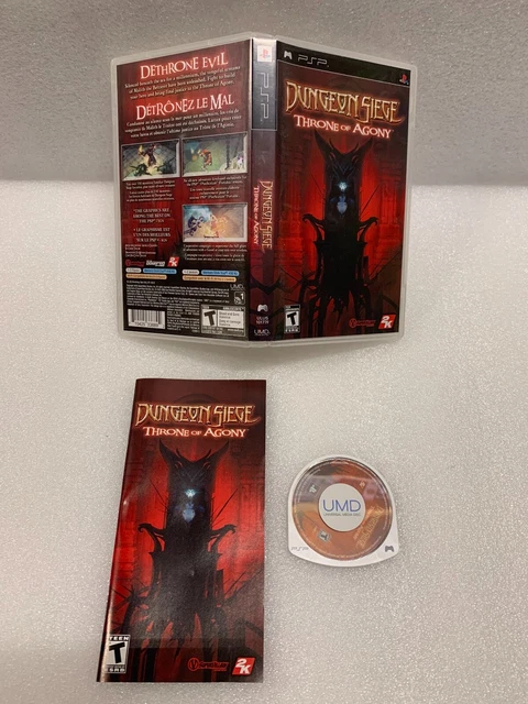 DUNGEON SIEGE: THRONE of Agony (Sony PSP, 2006) Playstation Portable ...
