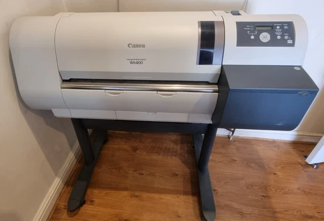CANON IMAGEPROGRAF W6400 Plotter Printer – Low Usage – For Parts, can ...