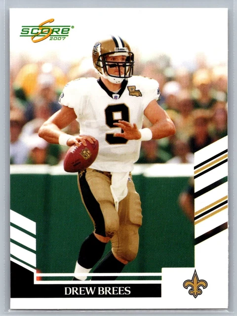 CARTE DE SCORE Drew Brees 2007 #87 New Orleans Saints EUR 1,68 ...