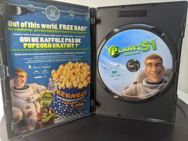 PLANET 51 DVD 2009 Dwayne Johnson Seann William Scott Jessica Biel $5. ...