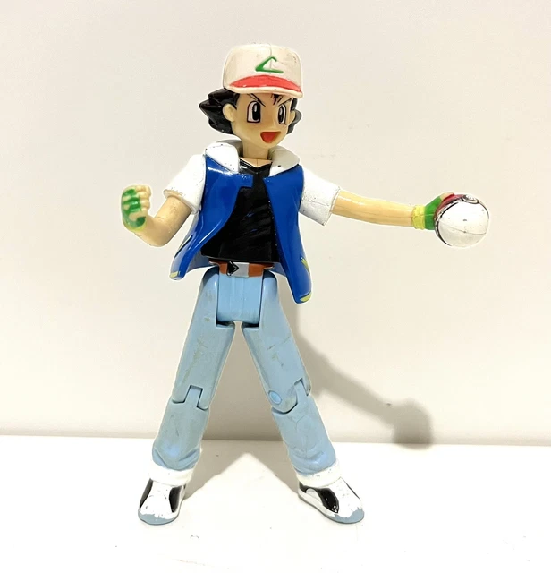 VINTAGE ASH KETCHUM Figure 2000 Hasbro Nintendo Articulated 5” £11.76 ...