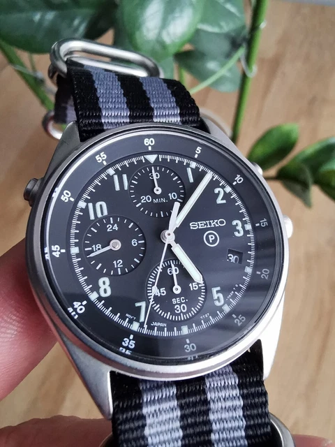 WATCH SEIKO 7T27-7A20 RAF Gen 2, vintage, Chronograph 1994 EUR 622,62 - PicClick IT