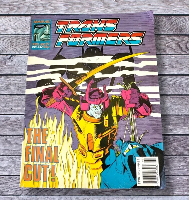 TRANSFORMERS UK #332 Final Issue Marvel UK 1992 Comic The Final Cut EUR ...