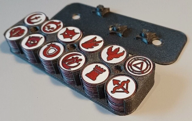 ABILITY COUNTER SET with Storage Box compatible with Magic (MTG) || 3D ...