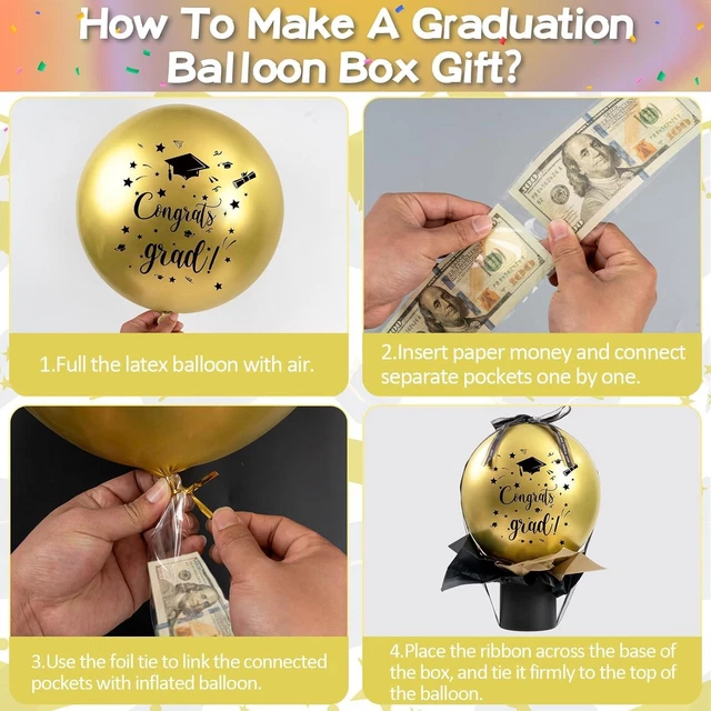 2026 GRADUATION BALLOON Gift Set, Class of 2026 Congrats Grad Pull ...