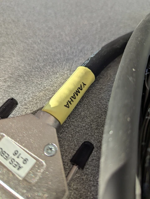 YAMAHA AES/EBU KABEL Snake Multicore 110Ω 3m Original 4xMale 4xFemale ...