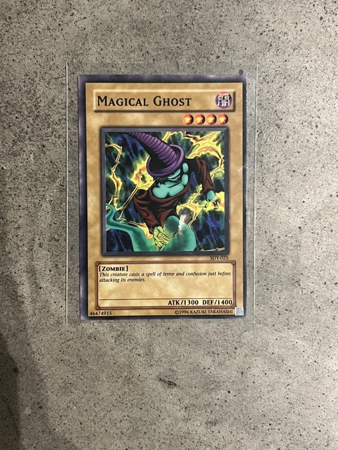 CARTE CARD YU-GI-OH Konami 1996 Edition Magical Ghost SDY-025 Très Bon ...