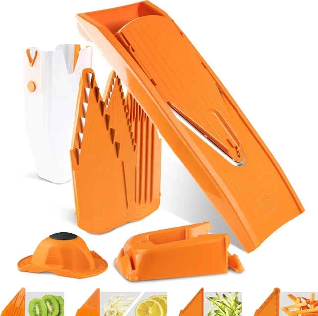 CLASSICLINE MANDOLINE PROFESSIONAL Set (8 pcs.) V-Slicer Classic ...
