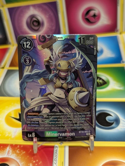 DIGIMON TCG MINERVAMON BT10-083 SR Purple BT10: Xros Encounter $9.99 - PicClick CA