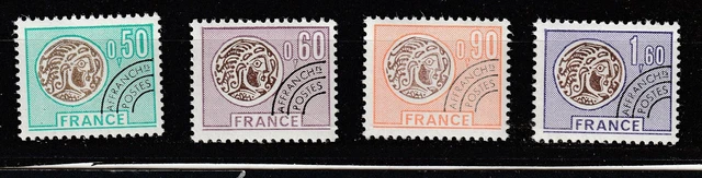 FRANCE ANNÉE 1976 timbre préoblitéré Type Monnaie N° 138**140**142**144** neuf** EUR 1,50 ...