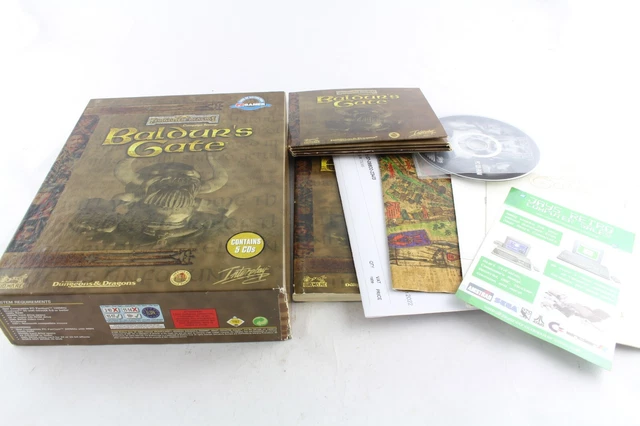 FORGOTTEN REALMS BALDURS Gate PC Cd Rom Big Box Edition Game £29.99 ...