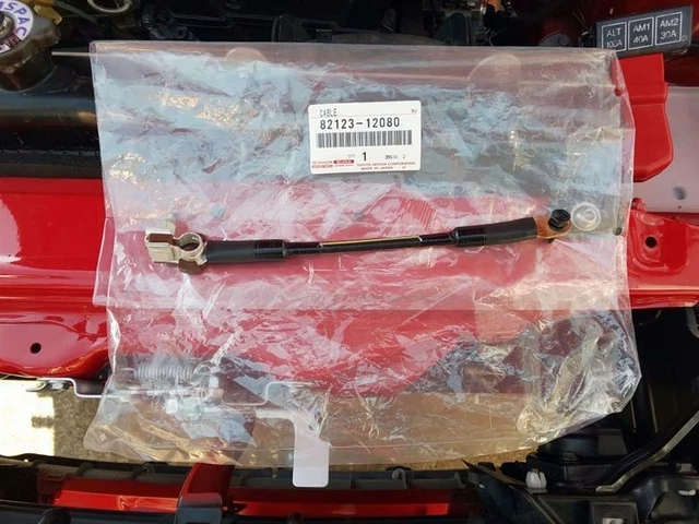 GENUINE TOYOTA AE86 CP Corolla Battery Ground Cable 82123-12080 F/S EUR ...