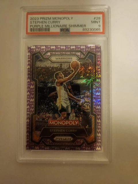2023-24 PANINI PRIZM Monopoly Stephen Curry Viola Millionaire Shimmer ...