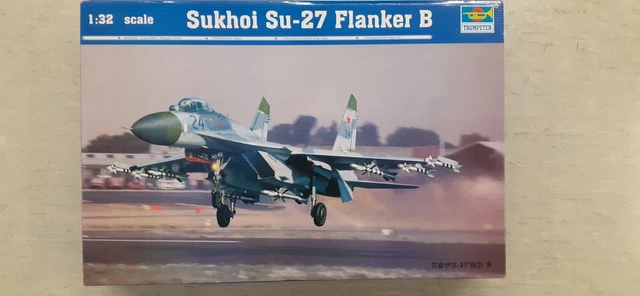 TRUMPETER 1/32 SUKHOI Su-27 Flanker B complete £42.32 - PicClick UK