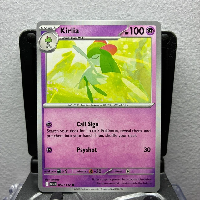 KIRLIA - 059/132 - Pokémon Mega Evolution 2025 - Common NM $1.19 - PicClick CA