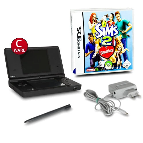 CONSOLE DSI ACCEPTABLE Noire #81C Avec Câble Et Jeu Les Sims 2 Animaux EUR 93,35 - PicClick FR