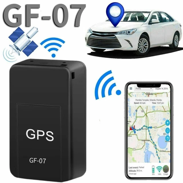 GF07 MINI CAR GPS Personal Tracker For Kids Elderly Real Time GSM/GPRS ...