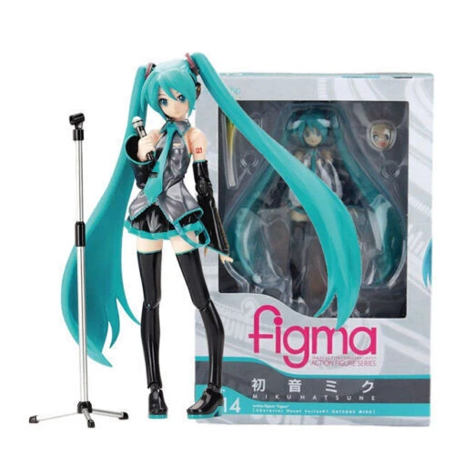 5.1& ANIME VIRTUAL Singer Hatsune Miku Figma 014 PVC Action Figure ...