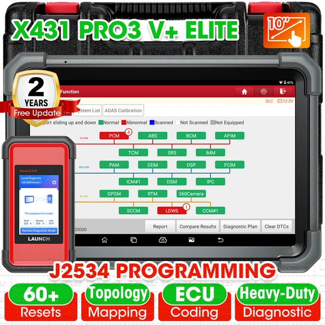 2025 LAUNCH X431 PRO3S+ ELITE PRO5 Profi Auto OBD2 Diagnosegerät ECU ...
