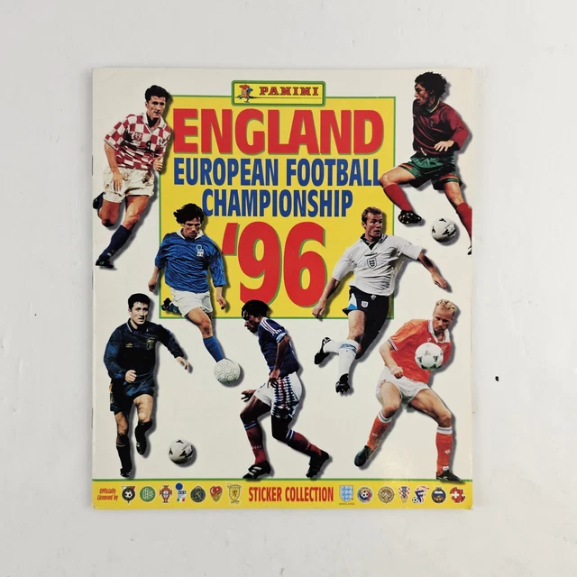 PANINI ENGLAND EURO 96 European Football Championship Sticker Album 72/354 £49.99 - PicClick UK