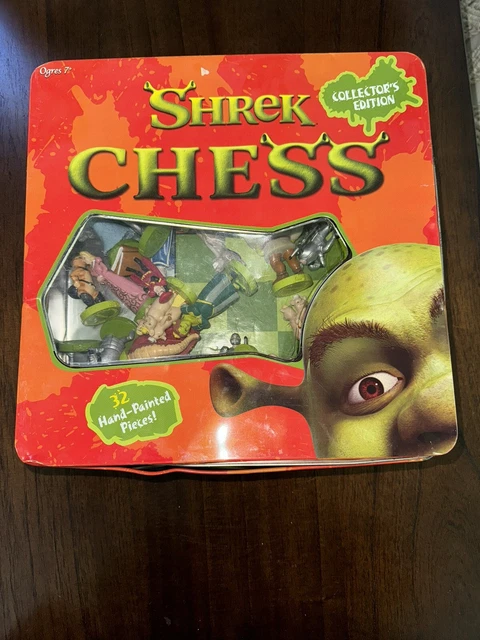 SHREK CHESS COLLECTOR'S Edition Hand Painted Chess Set 2004 £26.02 ...