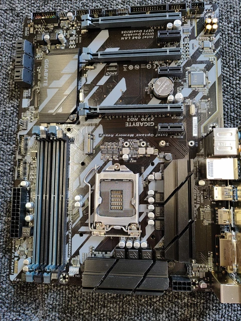 GIGABYTE Z370 HD3 Motherboard Intel Z370 LGA1151 DDR4 ATX M.2 HDMI DVI ...