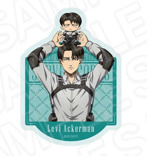 ATTACK ON TITAN 2024 Levi Ackerman Sticker Marui Anex Collaboration Japan Dakko £6.59 - PicClick UK