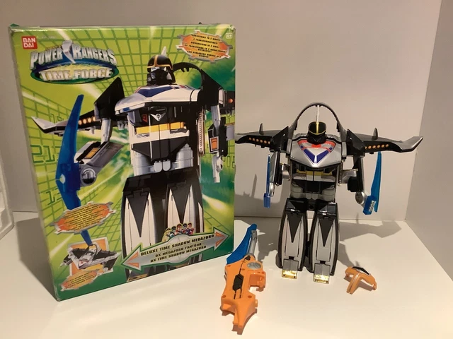 POWER RANGERS DELUXE Time Force Shadow Megazord complete Bandai 2000 ...