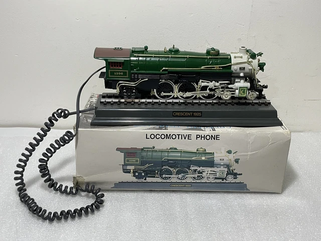 VINTAGE TELEMANIA ~ Locomotive Phone ~ Crescent Train 1925 Locomotive ...