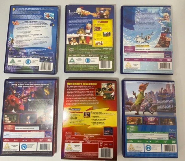 KIDS DVD, BUNDLE, 6x, Disney, DVDs, Finding Nemo, Bolt, Chicken Little ...