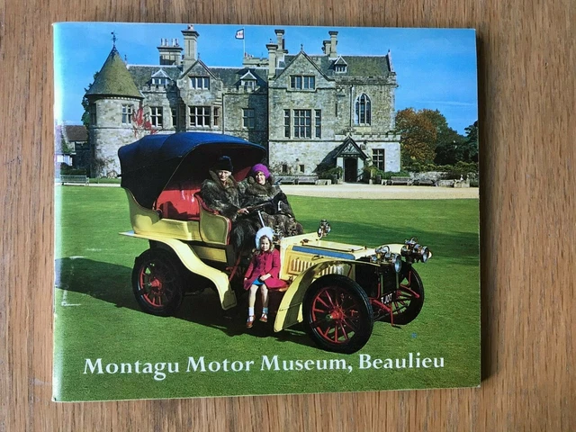 VINTAGE OFFICIAL GUIDEBOOK MONTAGU MOTOR MUSEUM 1971-72, Beaulieu ...