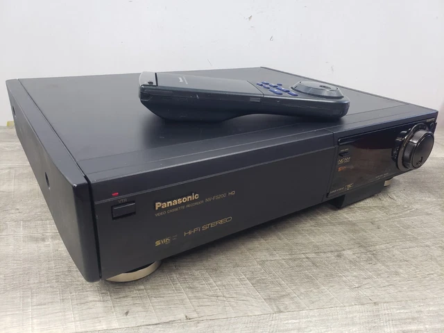 *SEE VIDEO* PANASONIC NV-FS200 S-VHS Video Cassette Recorder VCR 220V ...