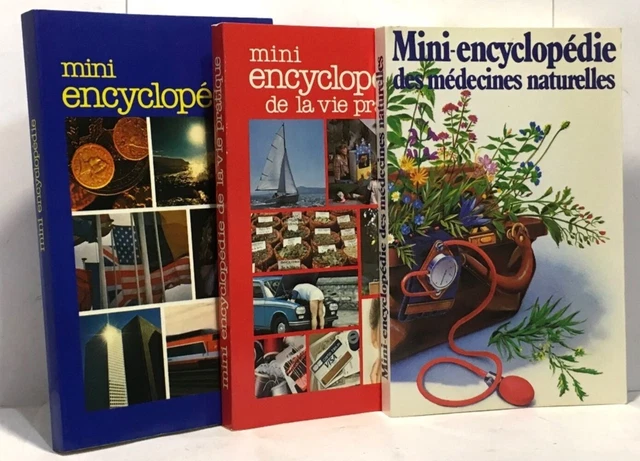 MINI-ENCYCLOPÉDIE DES MÉDECINES naturelles + Mini-encyclopédie de la vie EUR 15,00 - PicClick FR