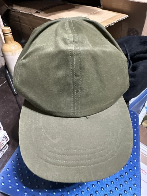 VINTAGE 70S US Army Hot Weather Field Cap Hat OG-106 Size 7 3/8 USGI ...
