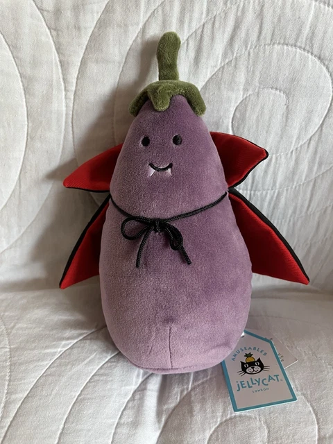 GENUINE BRAND NEW Jellycat Vivacious Aubergine Vampire Retired Rare ...