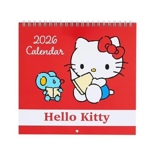 SANRIO WALL CALENDAR M 2026 Hello Kitty Paper Wall Hanging $55.17 ...