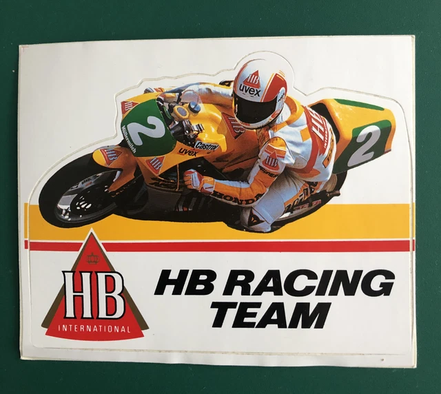 AUTOCOLLANT TEAM HB Honda Pilote Grand Prix Moto GP Stickers Aufkleber ...