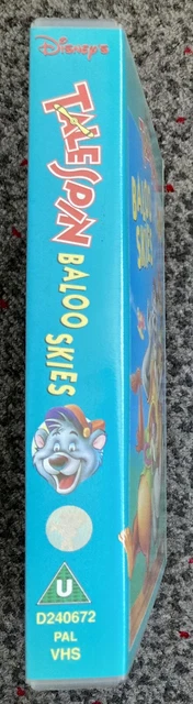 VINTAGE RARE WALT Disney VHS - Jungle Book Spin-Off - Talespin - Baloo ...