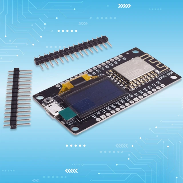 NODEMCU ESP8266 DEVELOPMENT Boards 0.96 Inch OLED Display ESP-12E WiFi ... NODEMCU ESP8266 DEVELOPMENT Boards 0.96 Inch OLED Display ESP-12E WiFi ...