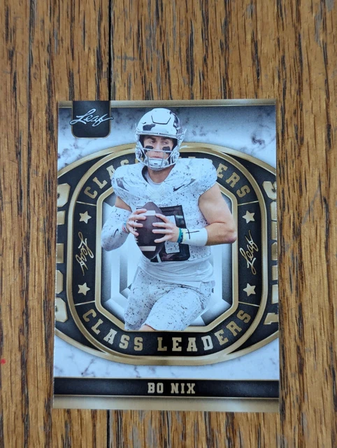 BO NIX 2024 Leaf Football Class Leaders #CL-1 Rookie Card RC / Denver ...