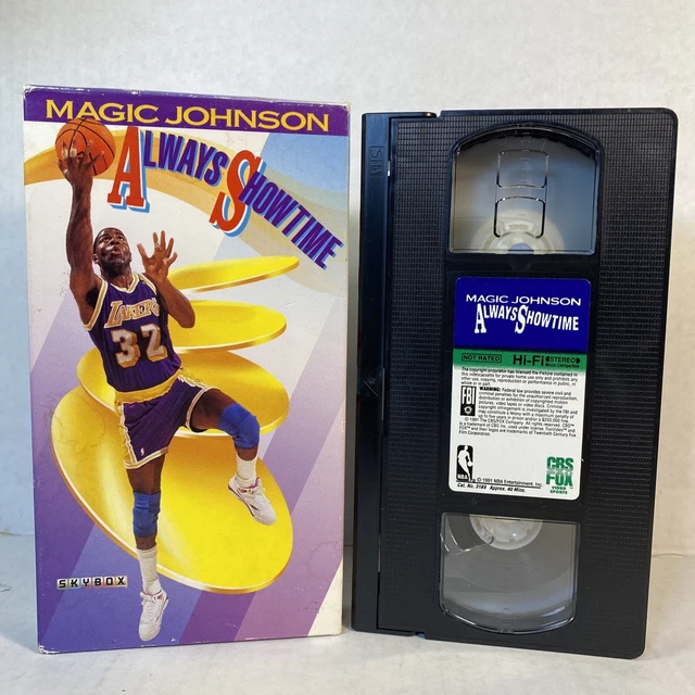 MAGIC JOHNSON ALWAYS Showtime SkyBox VHS Lakers NBA 1991 Danny Glover ...