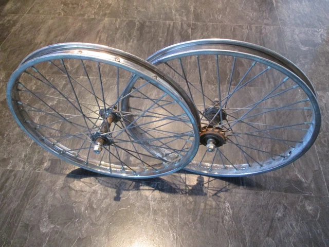 RALEIGH BMX WHEELS Old School Bmx Mk1 Raleigh Burner Bmx Wheels Vintage ...