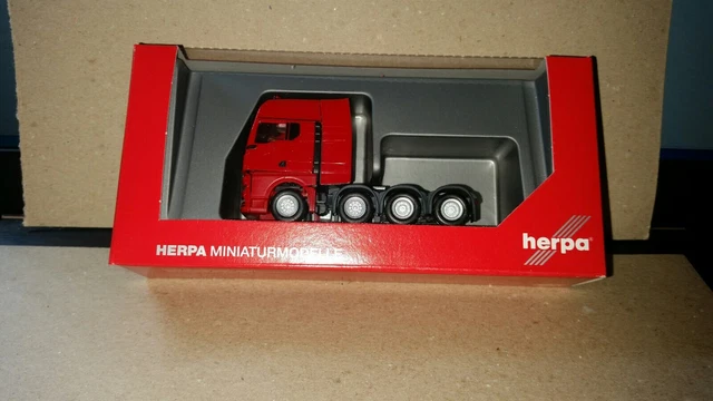 HERPA 316965 MAN TGX GX SCHWERLAST SZGM. 1:87 rot EUR 18,50 - PicClick DE